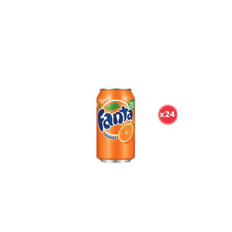 Fanta Orange Canette Pack 33CL X24